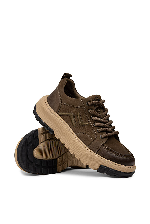 Deery Erkek Hakiki Süet Haki Sneaker Ayakkabı - Fiyatı, Yorumları