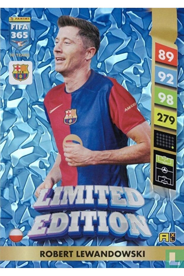 hediyecik Panini Fifa 365 2025 Limited Edition XXL Football Player Card ...
