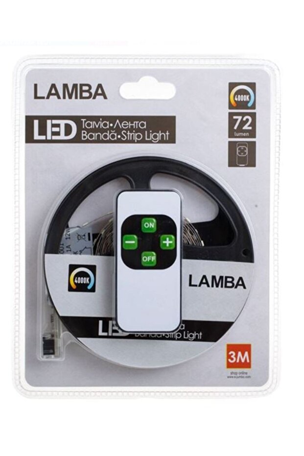 UnderShop Self-adhesive LED strip light with white light and remote ...