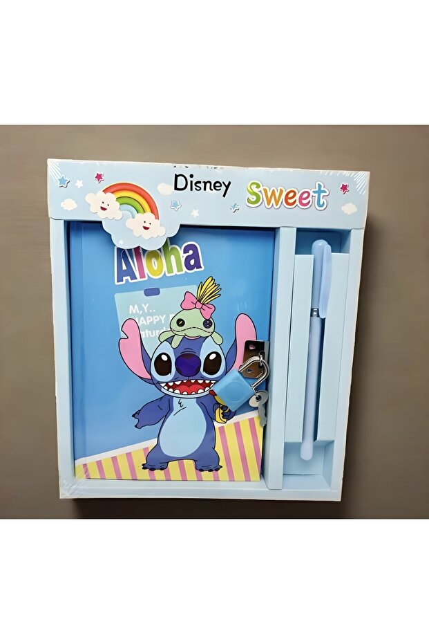 Stitch Günlük Not Defteri Kilitlemeli - Fiyatı, Yorumları