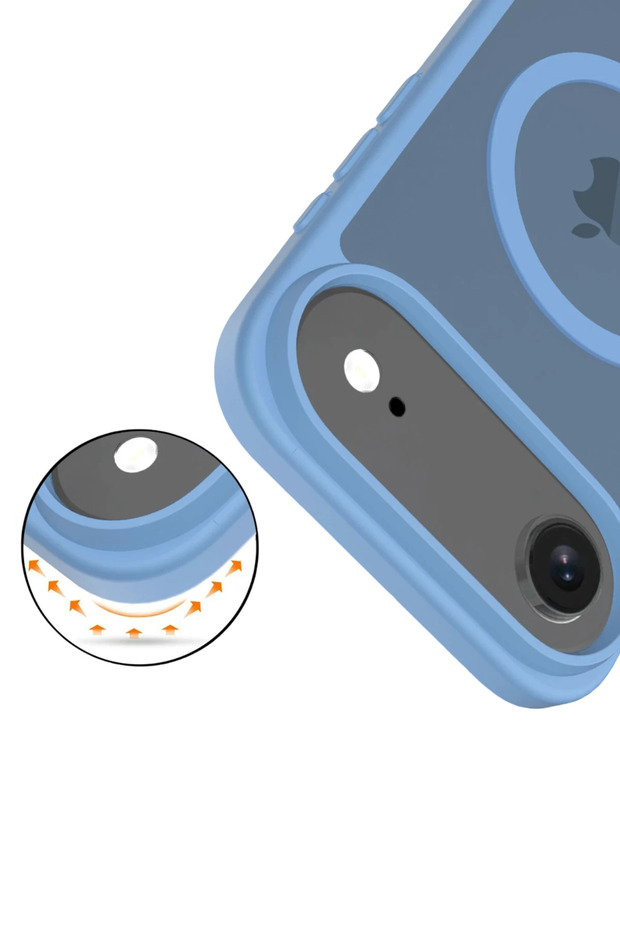 Nezih Case Apple iPhone 17 Air Uyumlu Magsafe Sarj Destekli Mat Şık ...