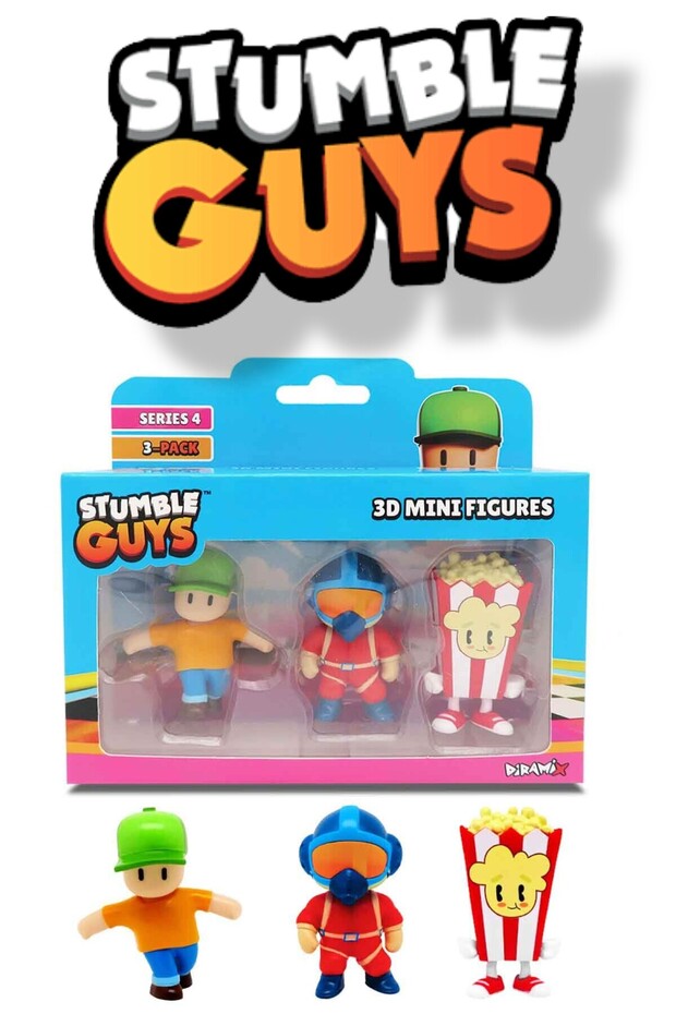 TOYFEST Stumble Guys 3-Pack Mini Figure Series 4 - Mr. Stumble - Bogey ...