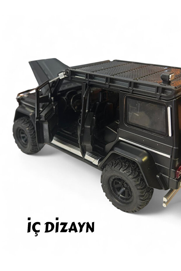 SCOWETTO Çek Bırak Işıklı Ve Sesli Off Road Jeep 23 cm Çekme Halat İpli ...