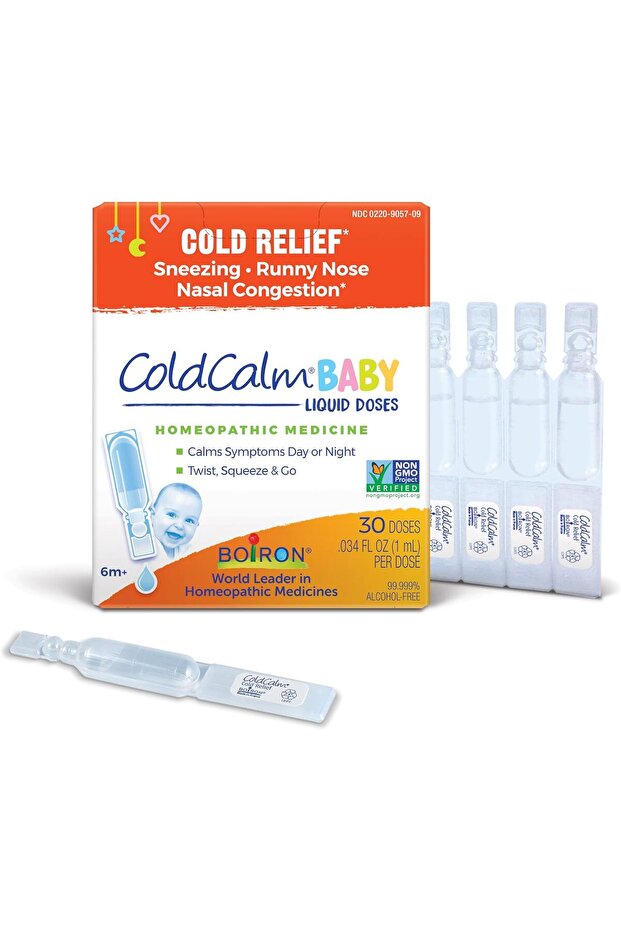 Boiron ColdCalm Baby Single-Use Drops for Relief from Cold Symptoms of ...