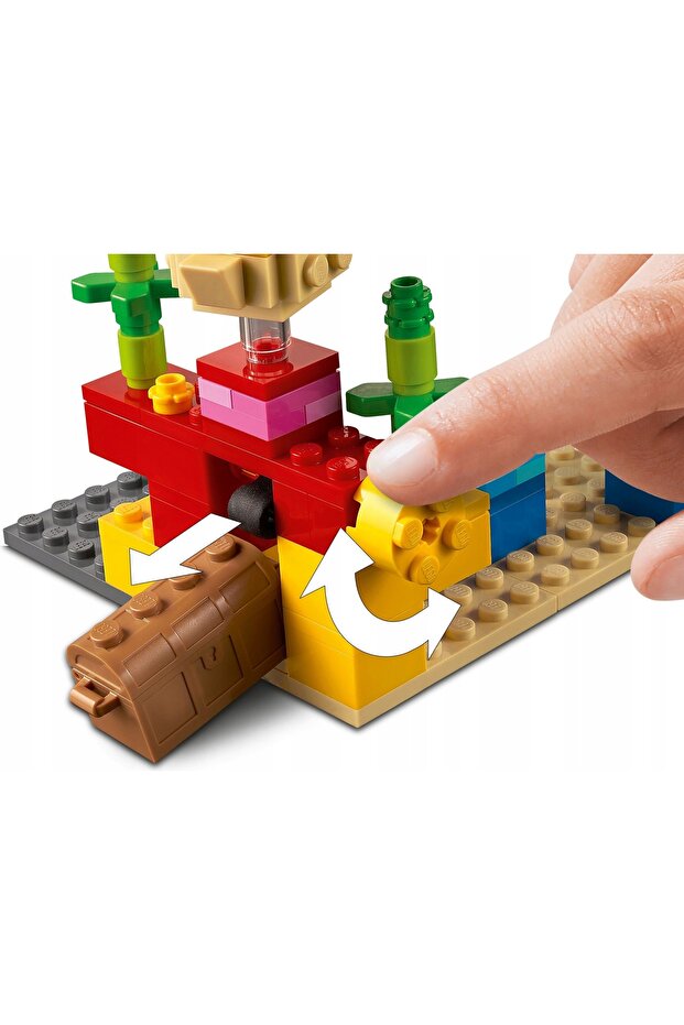 Other LEGO MINECRAFT 21164 ALEX DROWNED CORAL REEF- Trendyol