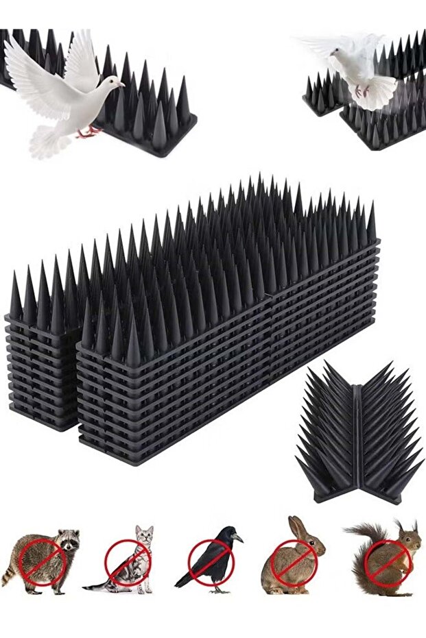 fulina Bird Spikes, 20 Pack Bird Nails, Pigeons, Squirrels, Cats, Bird ...
