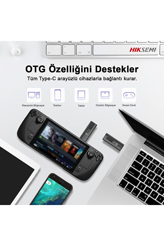 Hiksemi Rapids Pro Dual USB 3.2 Gen 2 512 GB - 1000MB'a Kadar Okuma ve ...