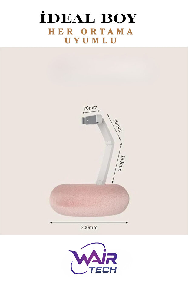 Wair Teknoloji Peluş Yastık 360 Derece Rotasyon Yükseklik ve Açı ...
