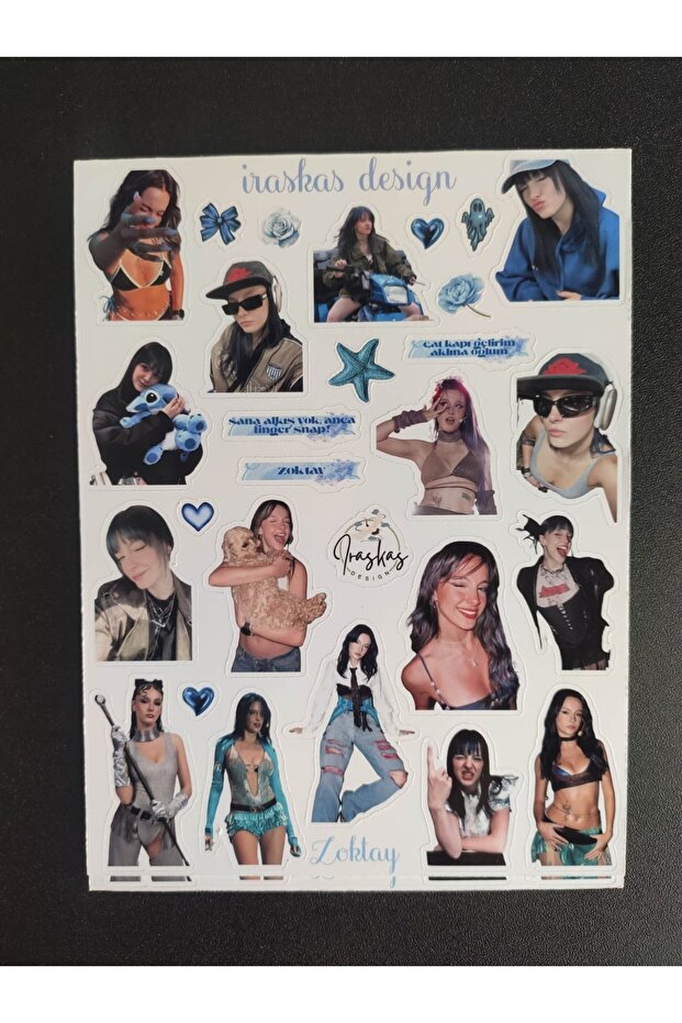 iraskas design 2'li Manifest Fan Sticker Seti – Zoktay, Lidya, Esin, Sueda, Mina, Hilal ...
