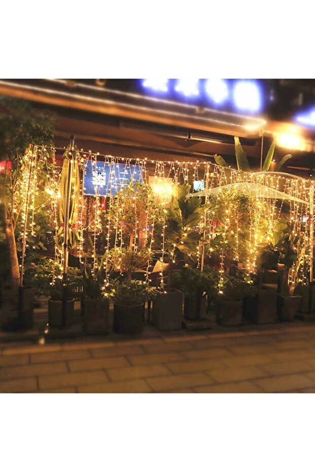 Flippy Christmas LED Fringe Lights, 210 m, 5040 LEDs, Warm White, Flash ...
