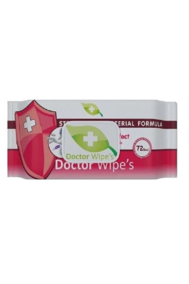 DOCTOR WIPES Șervețele umede cu efect puternic, dezinfectant puternic ...