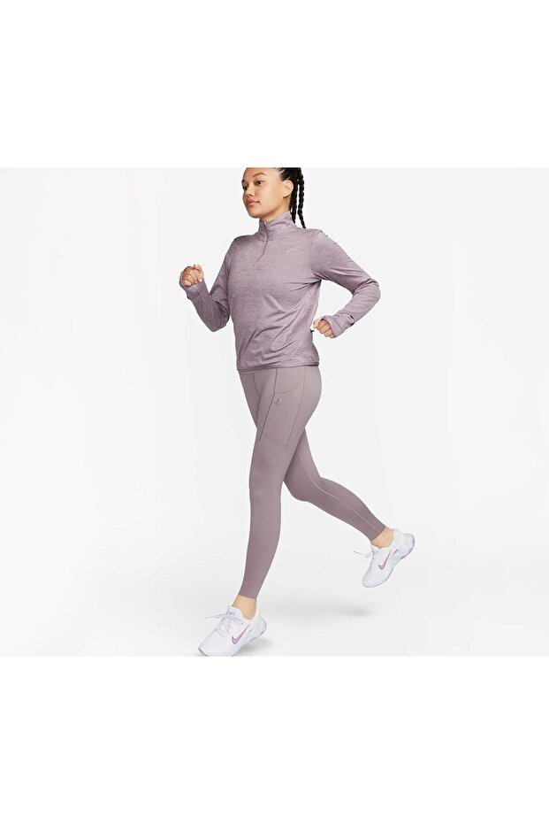 Nike Dri-FIT Swift UV Çeyrek Fermuarlı Kadın Koşu Üst FB4316-536 ...