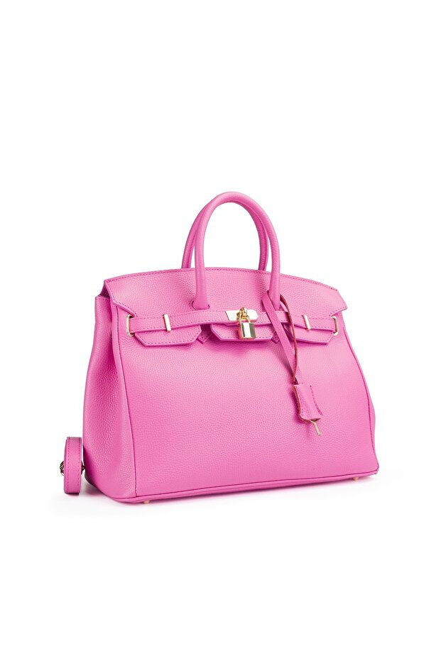 Posete Fagaras Poseta Piele Mini Edith - Roz - Bombon, 1 Compartiment ...