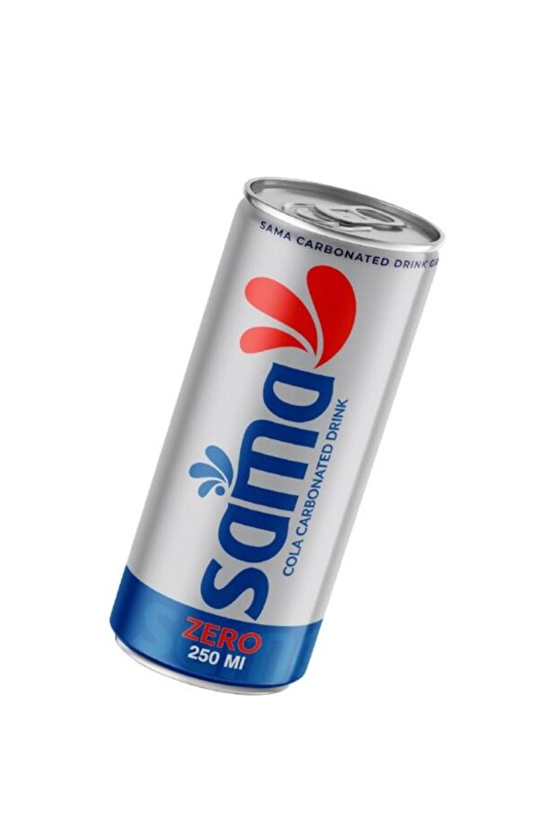 Sama Carbonated Drink Cola Zero - 250 ml x 24- Trendyol