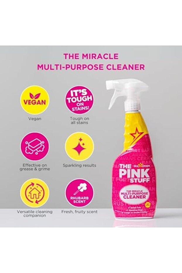 THE PINK STUFF The Pink Stuff Multi-Purpose Spray 750ml with Squeezy ...