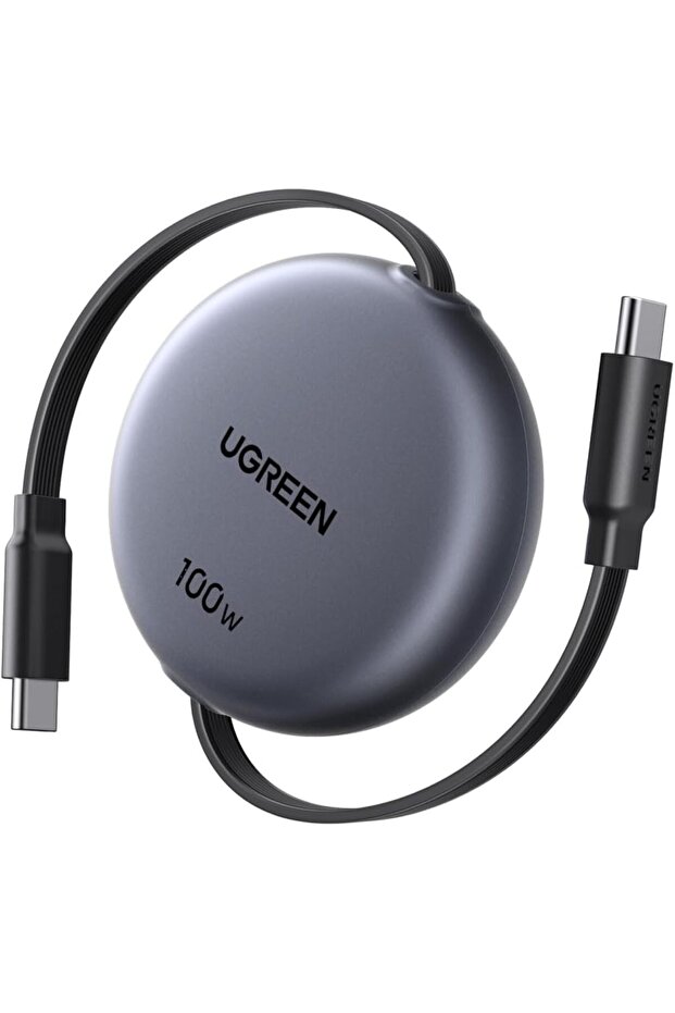 Ugre UGREEN Retractable USB C Cable (1M/3FT), 100W USB-C 5A Fast ...