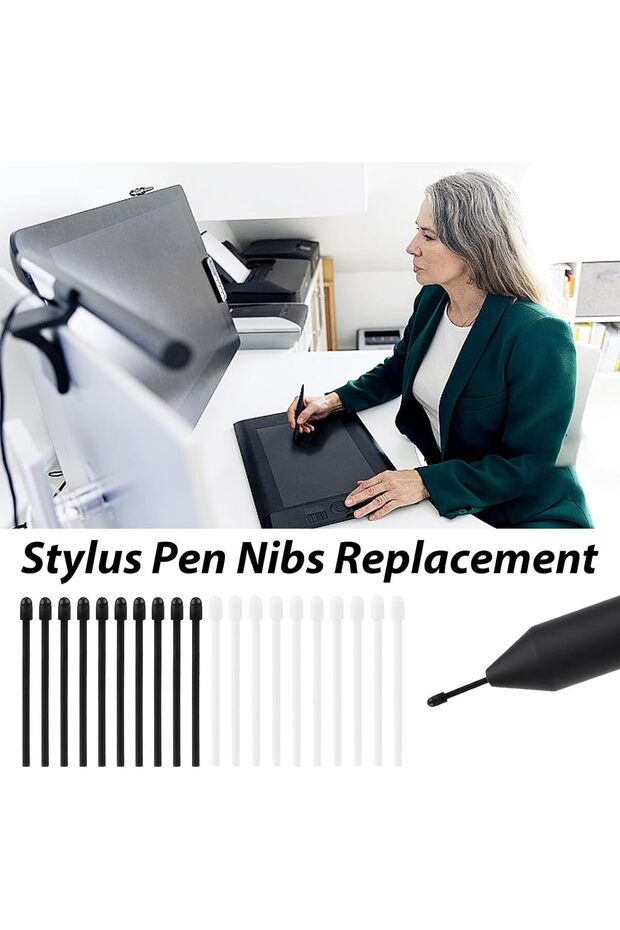 LinJie 20Pcs Stylus Pen Nibs with 4 Removal Tools for Remarkable 1/2 ...