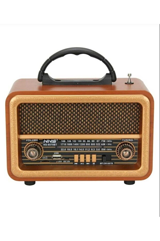 kamptek kamp teknolojisi Taşınabilir Nostaljik Fm Radyo Bluetooth + Tf ...