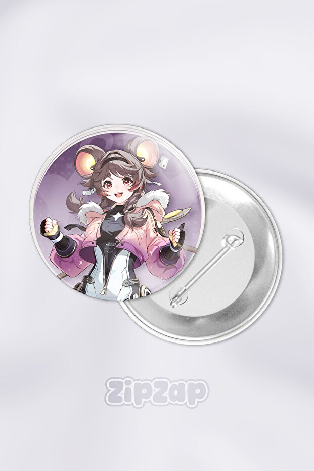 ZipZap Lumi Wuthering Waves Gacha Bag Ornament Badge Set de insignă cu ...