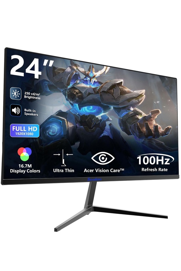 FlashHawk 24 inch IPS Computer Monitor 100Hz | RGB LED Backlighting ...