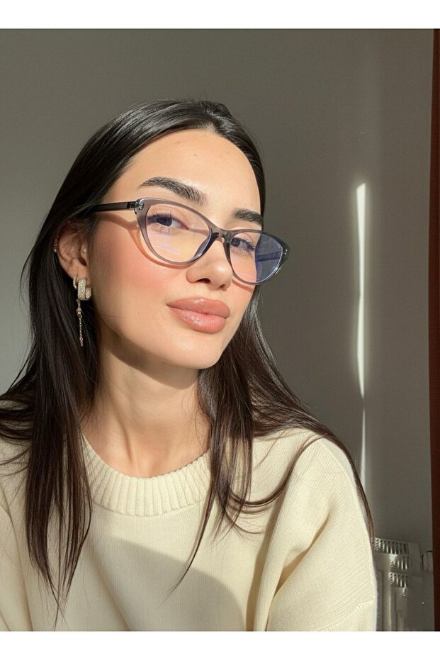 funeyes Carat Cat Eye Smoked 46 Ekartman Small Cat Eye Glasses Glass ...