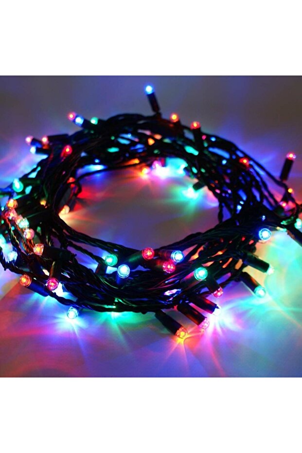 OEM Χριστουγεννιάτικη εγκατάσταση, 20 μ., 200 LED, Γραμμικό, Πολύχρωμο ...