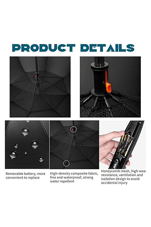 Generic Premium 3-in-1 UV Protection Umbrella with Fan and Spray ...