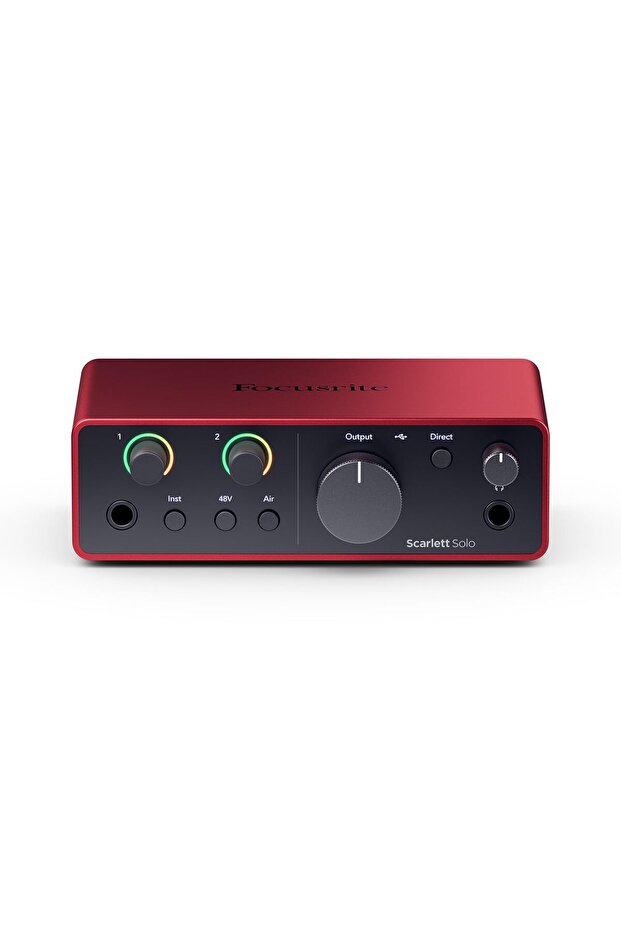 Genel Markalar Focusrite Scarlett Solo Gen 4 Ses Kartı: Gitarist ...