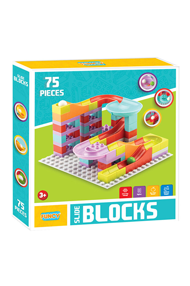 CREATİVE GAMES Slide Blocks 75 Parça LegoDuploUyumlu - Fiyatı, Yorumları