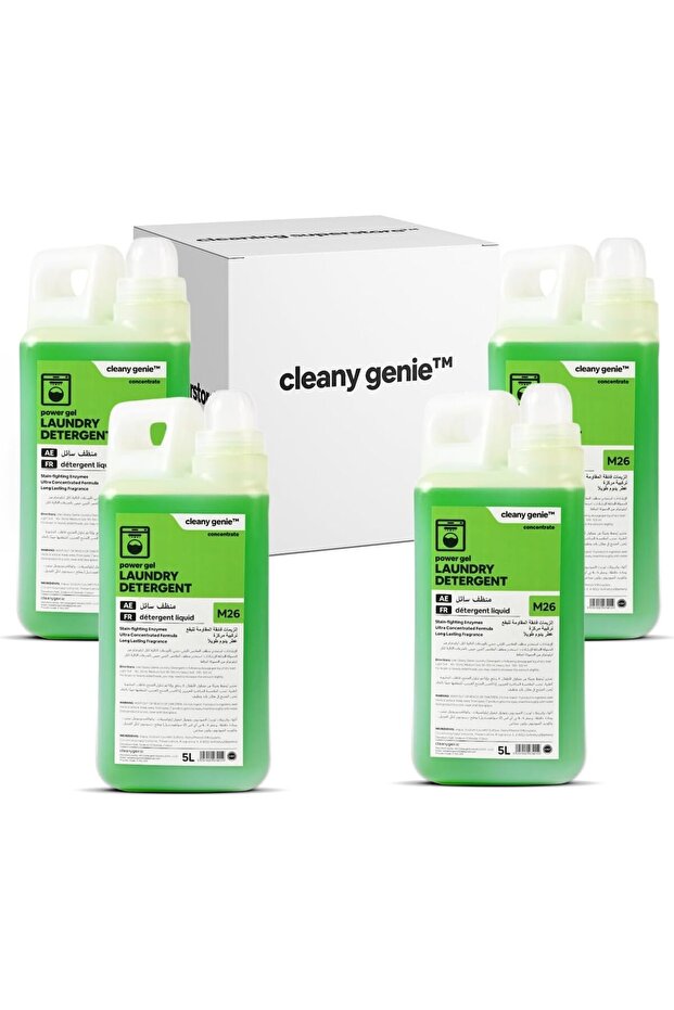 Cleany Genie Power Gel Laundry Detergent, Ultra-Concentrated, 5 Litre ...