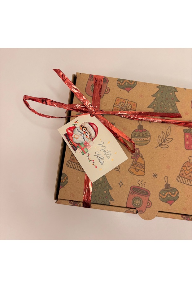 PİNKUE 3-Piece Felt Christmas Ornament Gift Set in Box – Handmade ...