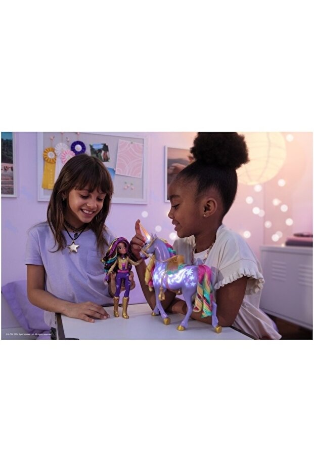 Unicorn Academy Set de joacă - Păpușa Sophia și Wildstar, Lumină ...