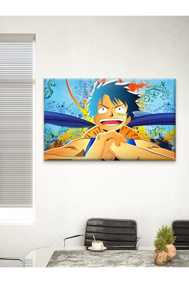 ESLEM “One Piece Luffy Kanvas Tablo – Kaliteli Baskı Anime Duvar Dekoru ...