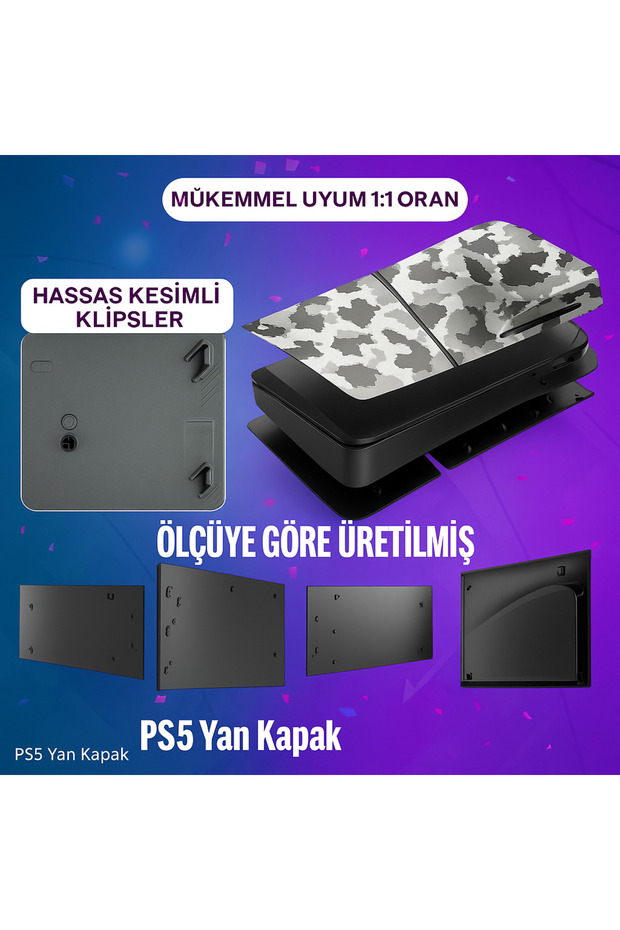 cosmostech Ps5 Slim Faceplate Kapak – Disc CD & Digital Edition Uyumlu ...