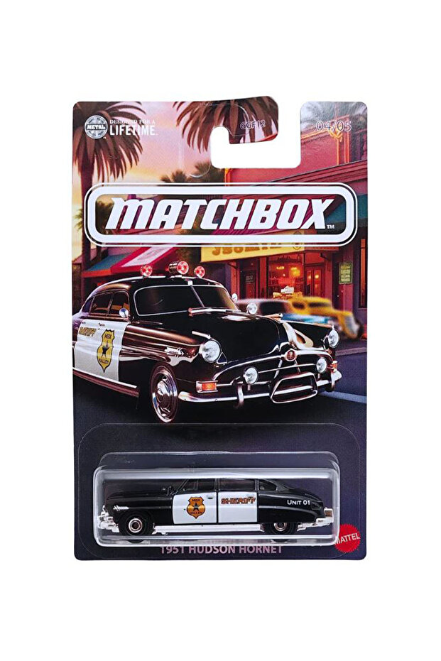 HOT WHEELS Matchbox - 1951 Hudson Hornet - Police (1/64) 2025 Case ...