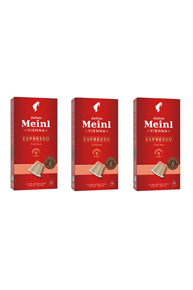 Julius Meinl Espresso Crema Coffee Capsules, Nespresso compatible, 30 ...
