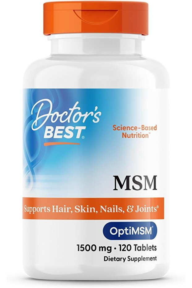 Doctor's Best , MSM with OptiMSM, 1,500 mg, 120 Tablets- Trendyol