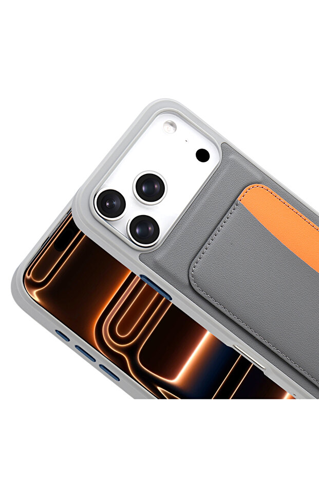 kılıffuarı Apple iPhone 17 Pro Max Case with Camera Protrusion, Card ...