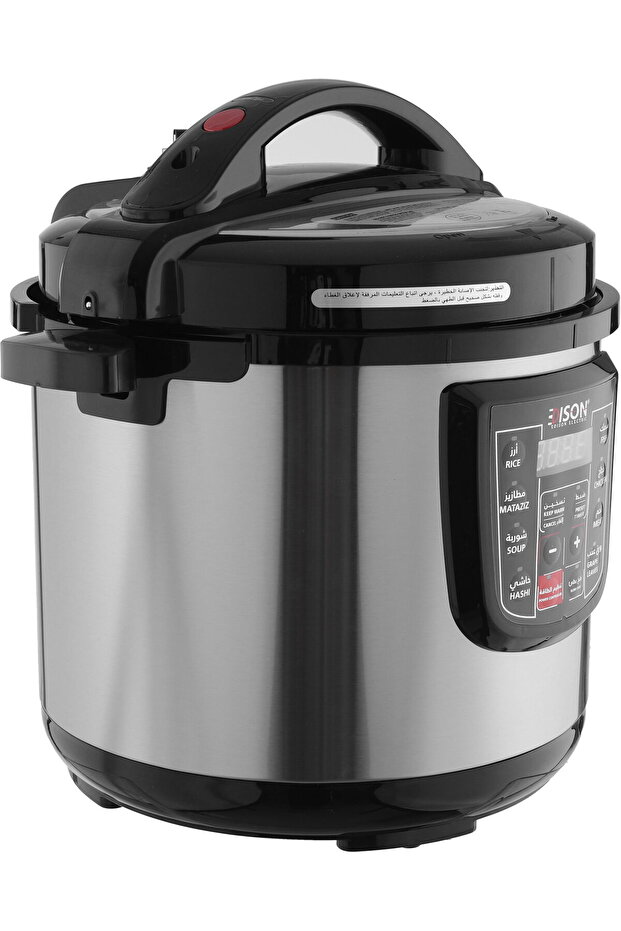 Edison Electric Pressure Pro Cooker, Granite Inner Pot, 1200W, 8L, 10 ...