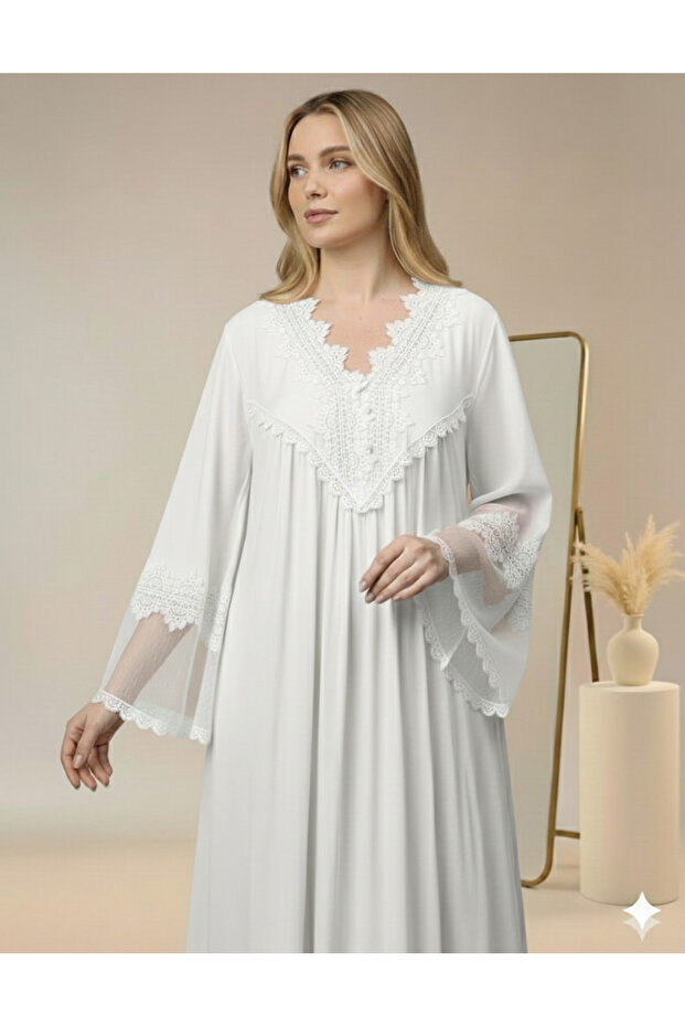 Maison Emarat Night Gown- Trendyol
