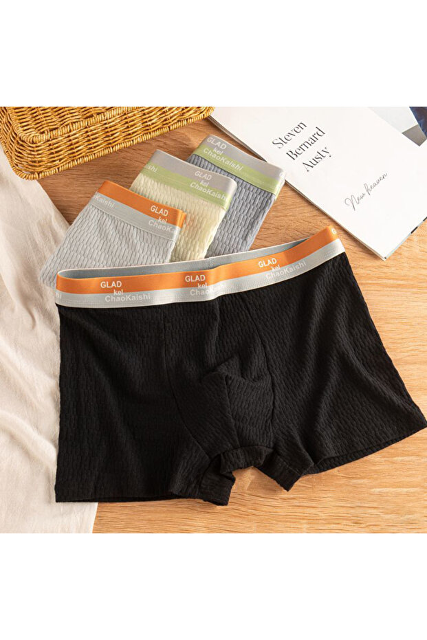 inkarix 4-Pack Men's Boxer Glad and Comfortable Anti-Sweat Breathable ...