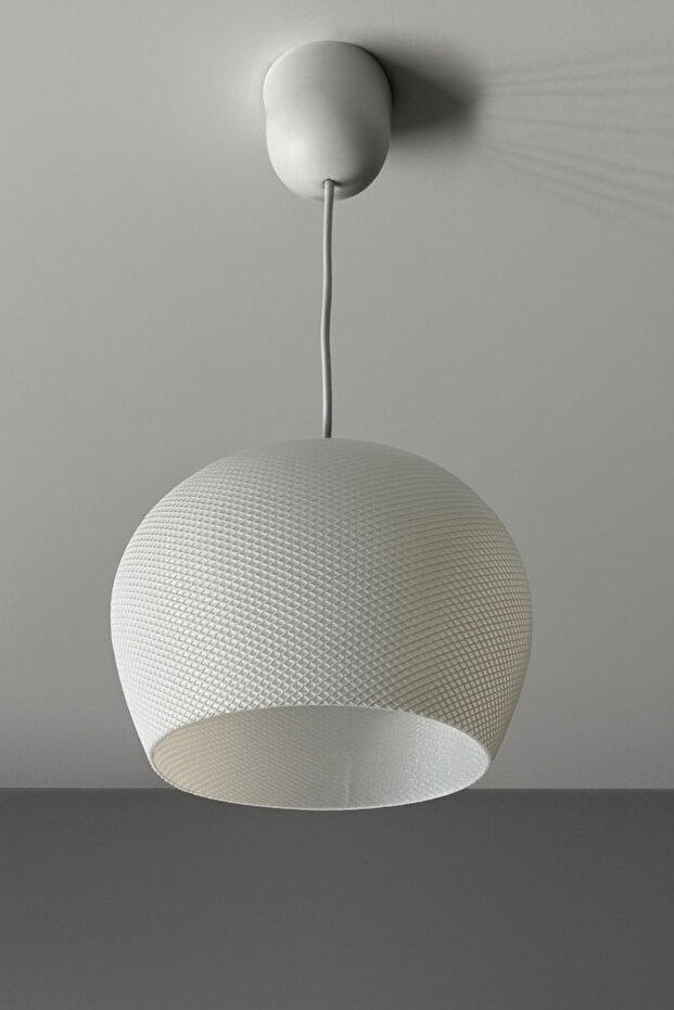 Rekatech Beyaz Modern Dokulu Pinterest Tarzı Tekli Sarkıt Oturma Odası ...