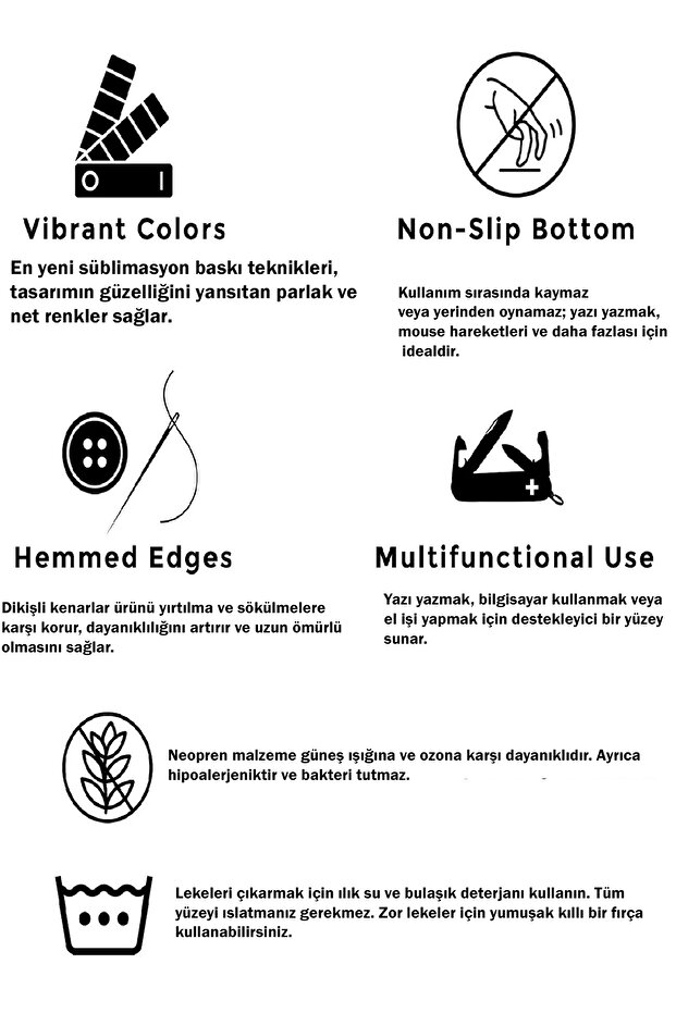 urzuva Kill Them All 90x40 4MM Kalınlık (TR'de ilk) Premium Gaming oyuncu mousepad, Anti Slip ...