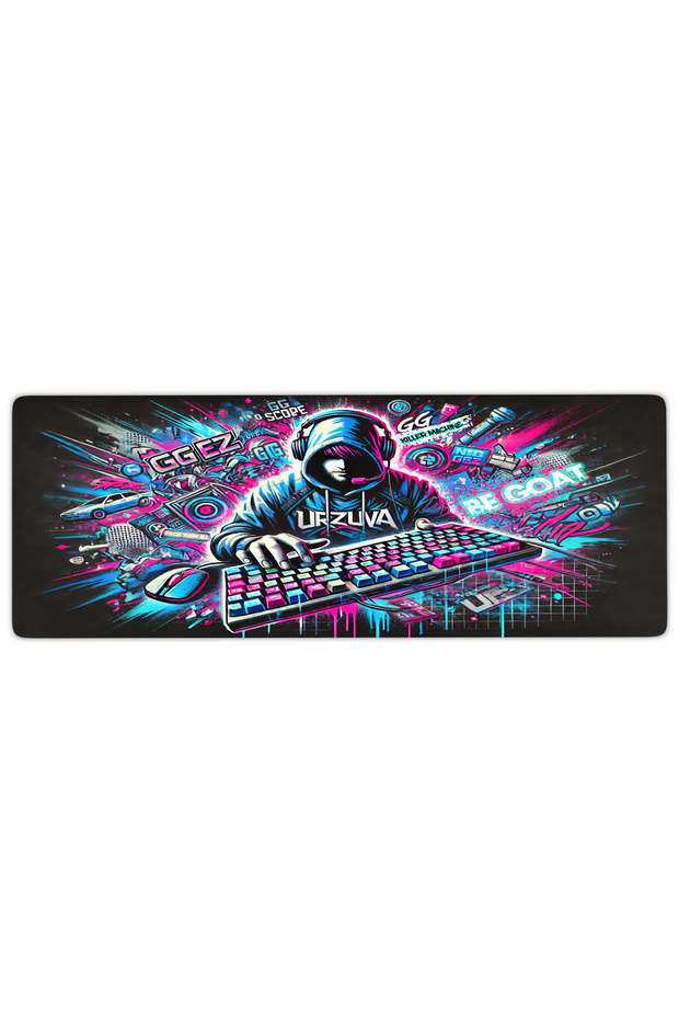 urzuva The GOAT Mode 70X30 3MM Kalınlık Premium Gaming oyuncu mousepad ...