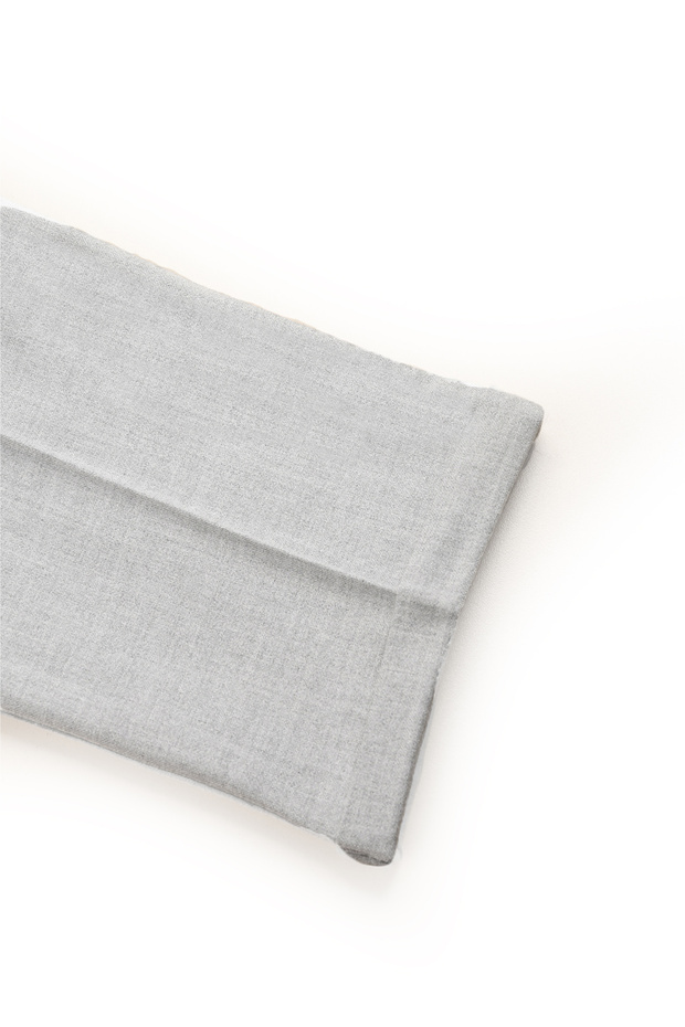 Rizz up Men's Gray Stretch Fabric Italian Cut Pleated Belt Buckle ...