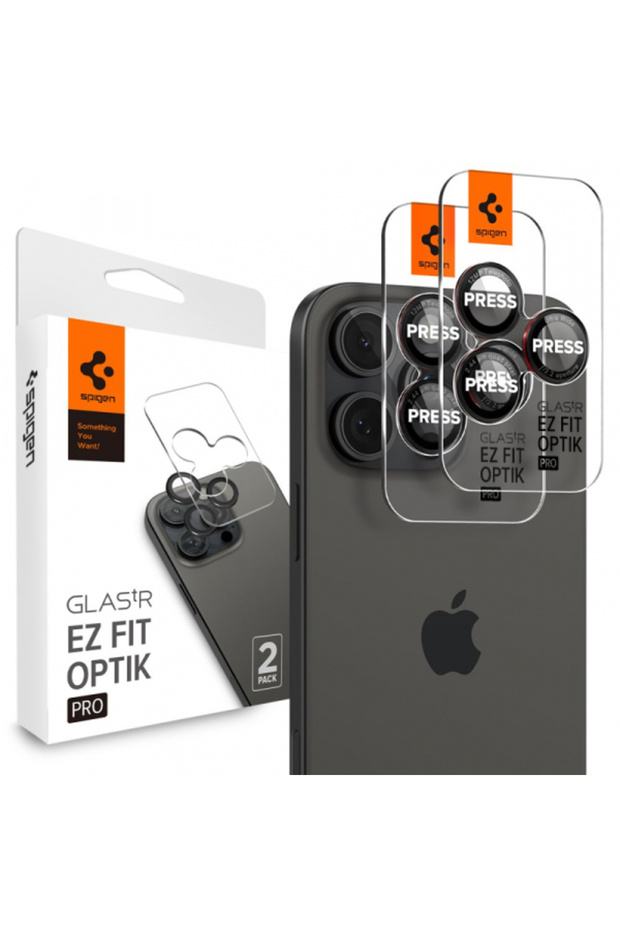 Apple Spigen GlastR EZ FIT Optik Pro Rear Camera Protection Film for ...