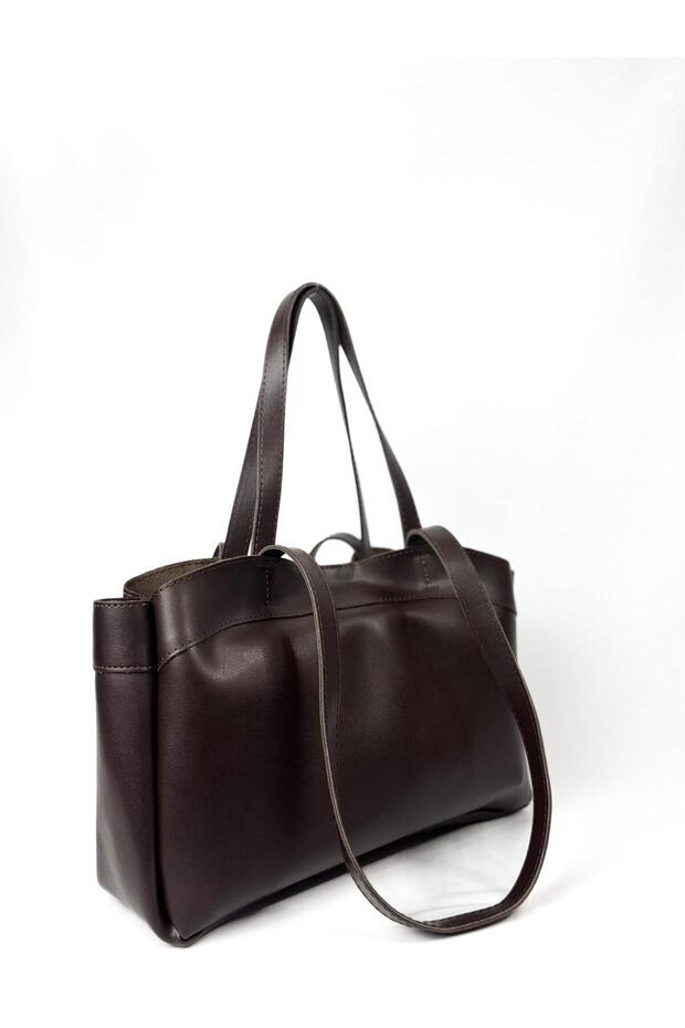 EVVA BAGS Makyaj Çantalı Mıknatıslı Suni Deri Omuz Çantası - Fiyatı ...