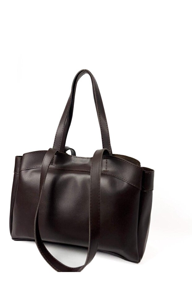 EVVA BAGS Makyaj Çantalı Mıknatıslı Suni Deri Omuz Çantası - Fiyatı ...