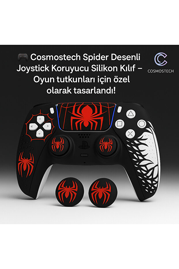 cosmostech Ps5 Dualsense Joystick Koruyucu Silikon Kılıf + 2 Analog ...