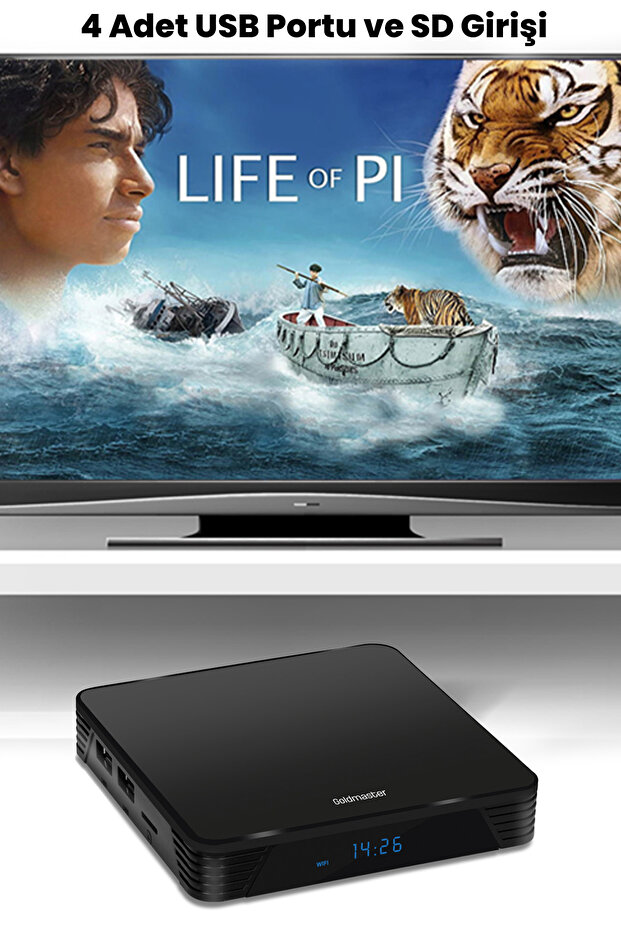 Goldmaster Netta Android 4K TV Box Media Player Fiyatı, Yorumları ...